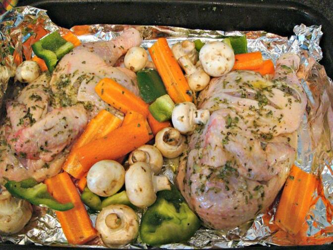 Sheet Pan Chicken Dinner | Lovefoodies