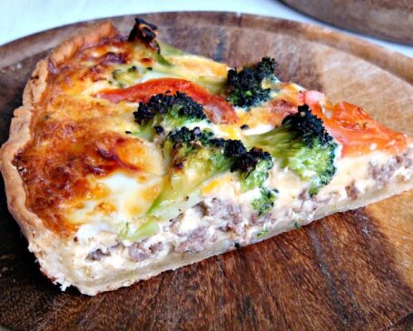 Beef and Broccoli Quiche | Lovefoodies