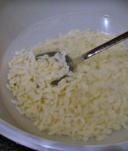 Homemade Garlic and Herb Spaetzle | Lovefoodies