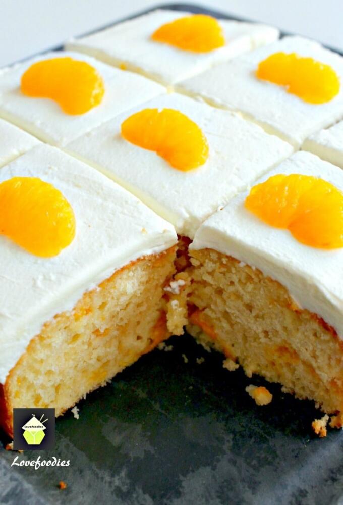 Easy Mandarin Cake | Lovefoodies