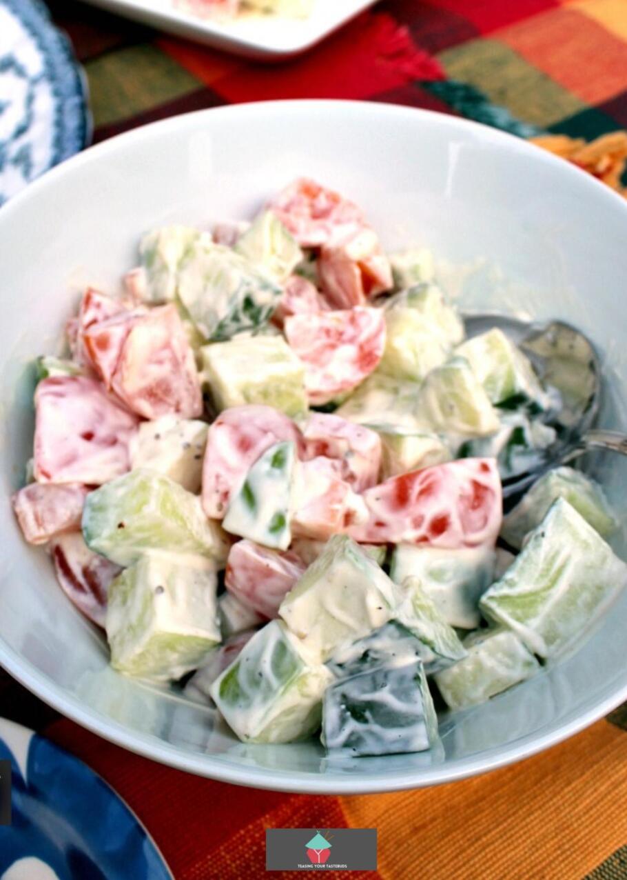 Simple Refreshing Salad | Lovefoodies