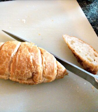 Peach Croissant Bread Pudding | Lovefoodies