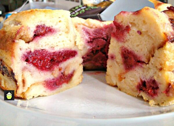 Fluffy Raspberry Ripple Bread and Butter Pudding | Lovefoodies