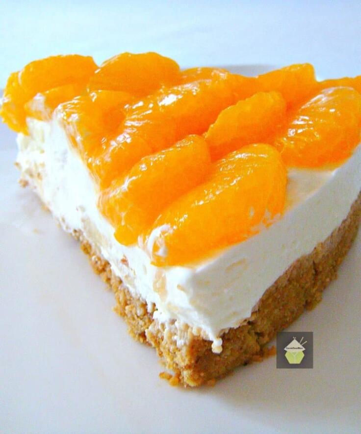 Mandarin and Pineapple Cheesecake | Lovefoodies
