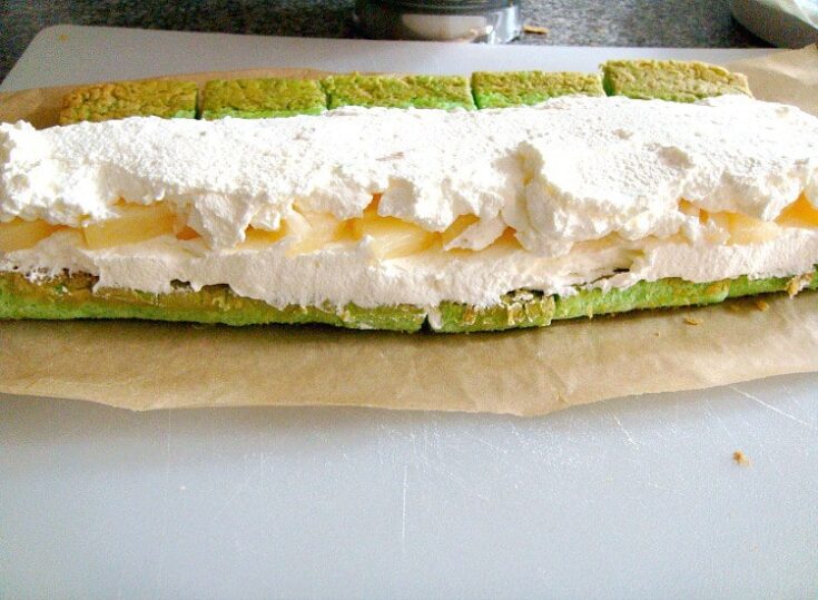 Pandan Pineapple Cream Tea Cakes | Lovefoodies