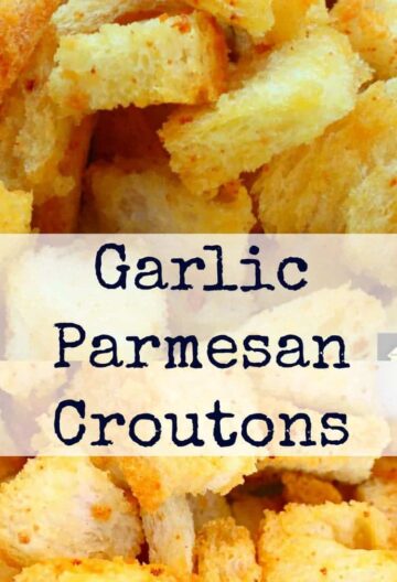 Garlic Parmesan Croutons | Lovefoodies