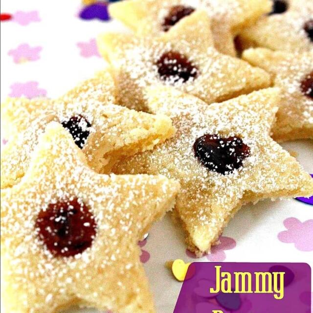 Jammy Butter Cookies | Lovefoodies