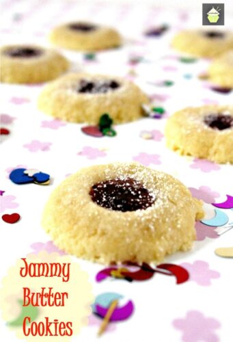 Jammy Butter Cookies | Lovefoodies