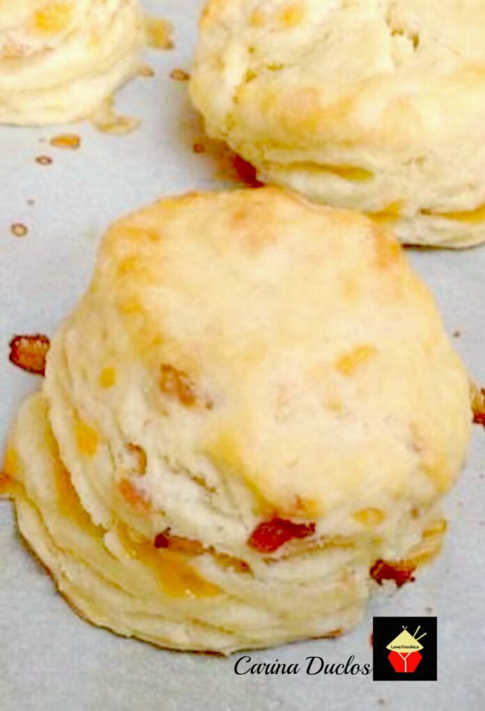 Cheesy Bacon Biscuits | Lovefoodies