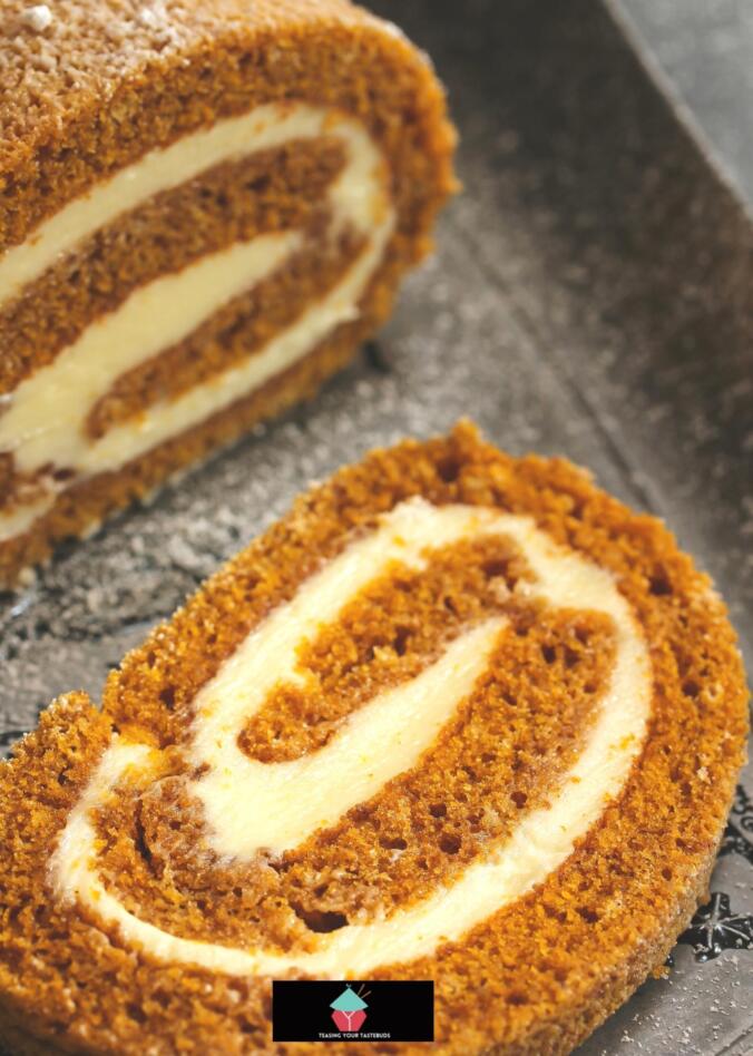 Pumpkin Swiss Roll Cake | Lovefoodies
