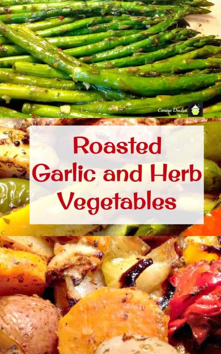 Roasted Garlic and Herb Vegetables | Lovefoodies
