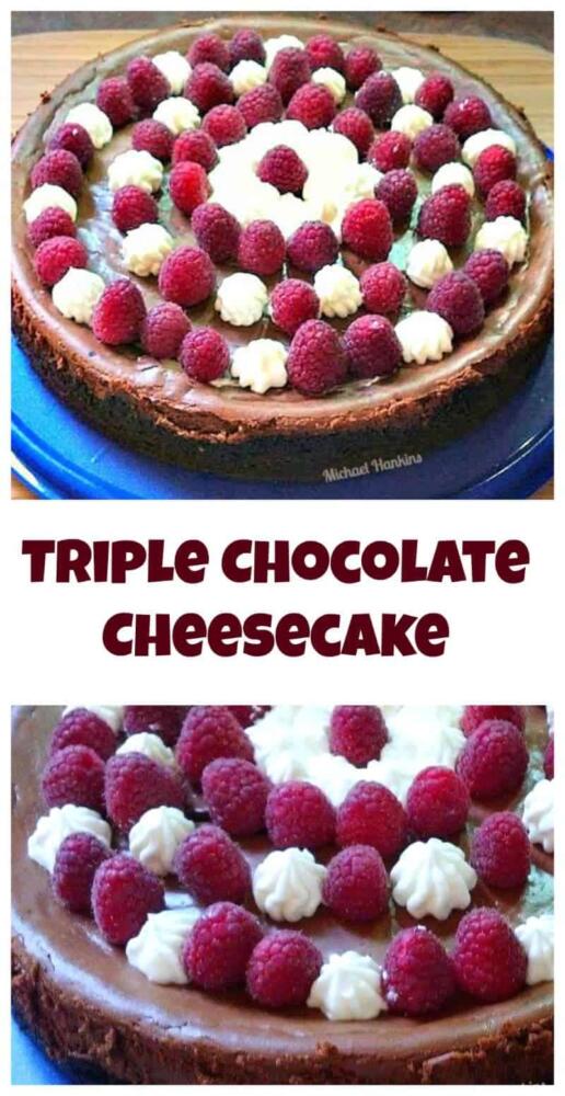 Triple Chocolate Cheesecake | Lovefoodies