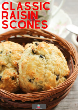 Classic Raisin Scones | Lovefoodies