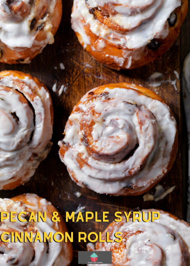 Pecan Maple Syrup Cinnamon Rolls | Lovefoodies