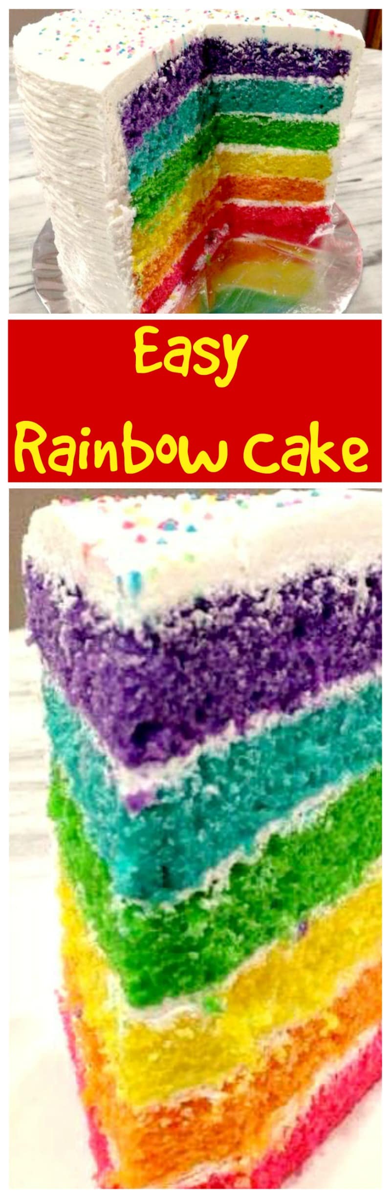 Rainbow Birthday Cake Lovefoodies rainbow-birthday-cake-lovefoodies