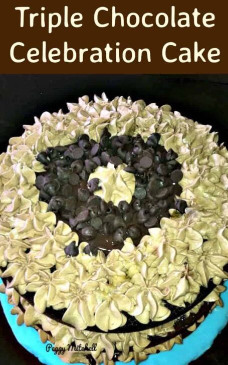 Triple Chocolate Celebration Cake | Lovefoodies