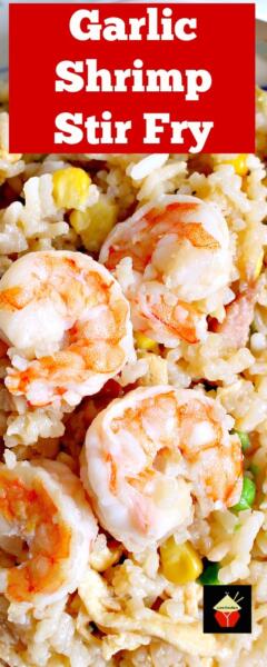 Garlic Shrimp Fried Rice | Lovefoodies