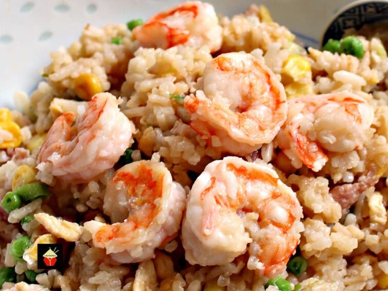Garlic Shrimp Fried Rice | Lovefoodies