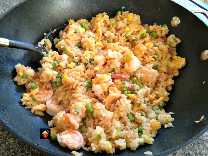 Garlic Shrimp Fried Rice | Lovefoodies