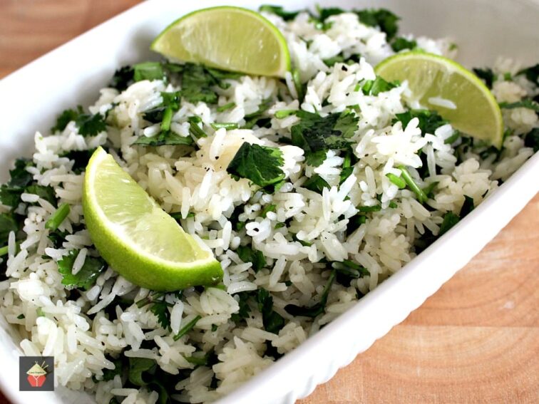 Garlic and Lime Cilantro Rice | Lovefoodies