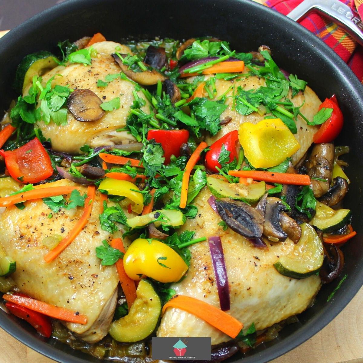 Easy Chicken Skillet Dinner | Lovefoodies