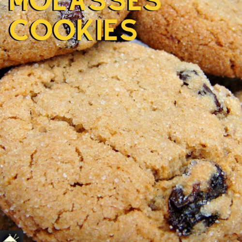 Lemon Raisin Molasses Cookies | Lovefoodies