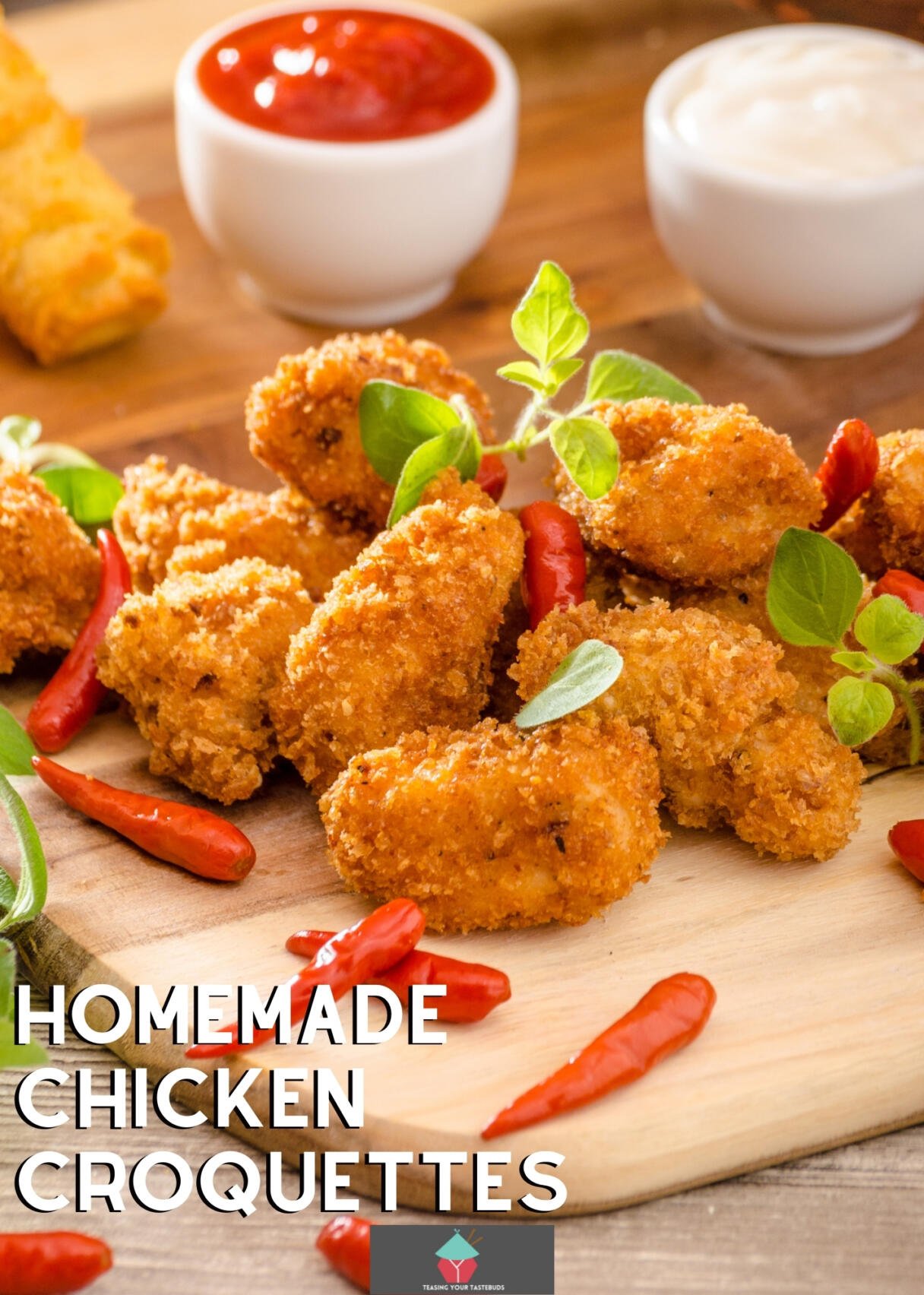 Homemade Chicken Croquettes, Croquetas de Pollo | Lovefoodies