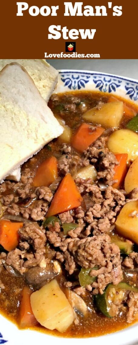 Poor Man's Stew, A quick and easy dinner recipe | Lovefoodies