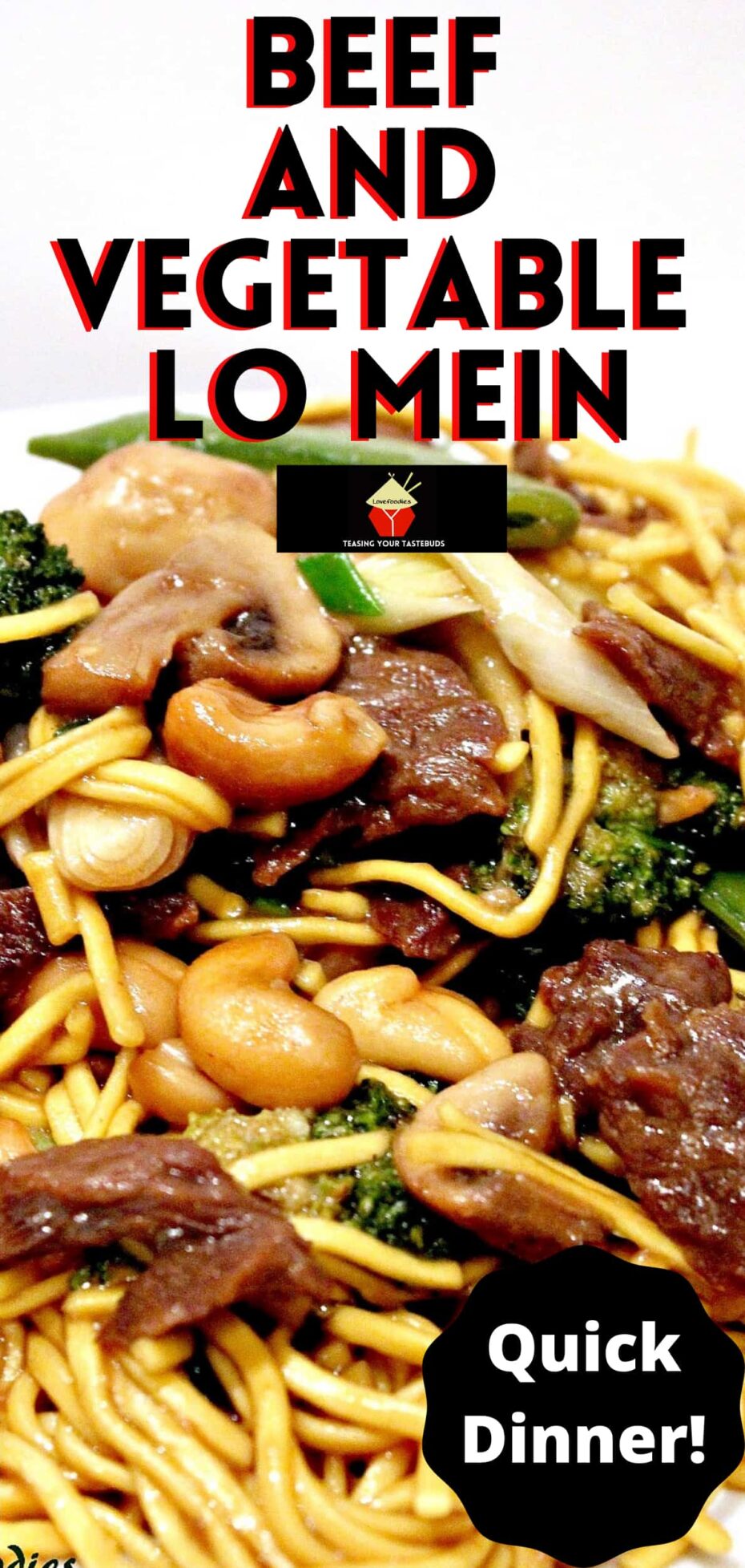 Beef and Vegetable Lo Mein | Lovefoodies