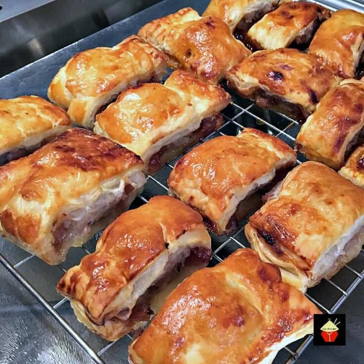 Sausage and Red Onion Chutney Rolls | Lovefoodies