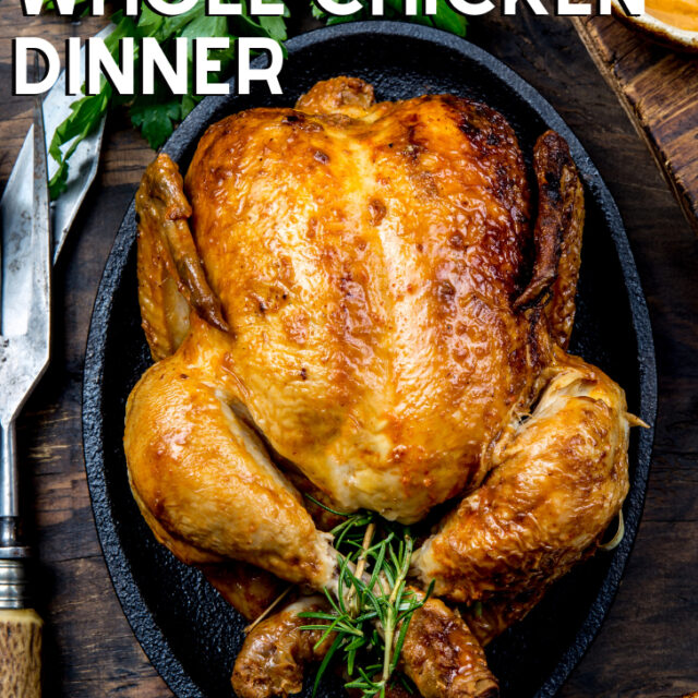 Sunday Roast Chicken Dinner | Lovefoodies