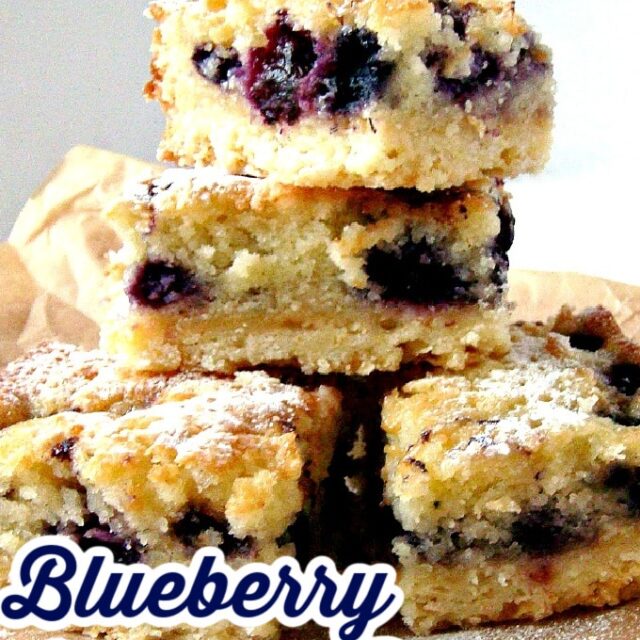 Blueberry Coconut Bars | Lovefoodies