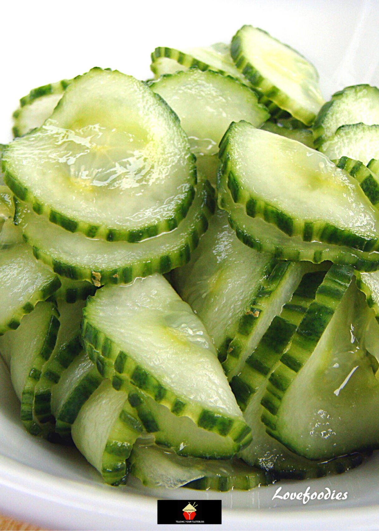 The Best Easy Cucumber Salad | Lovefoodies
