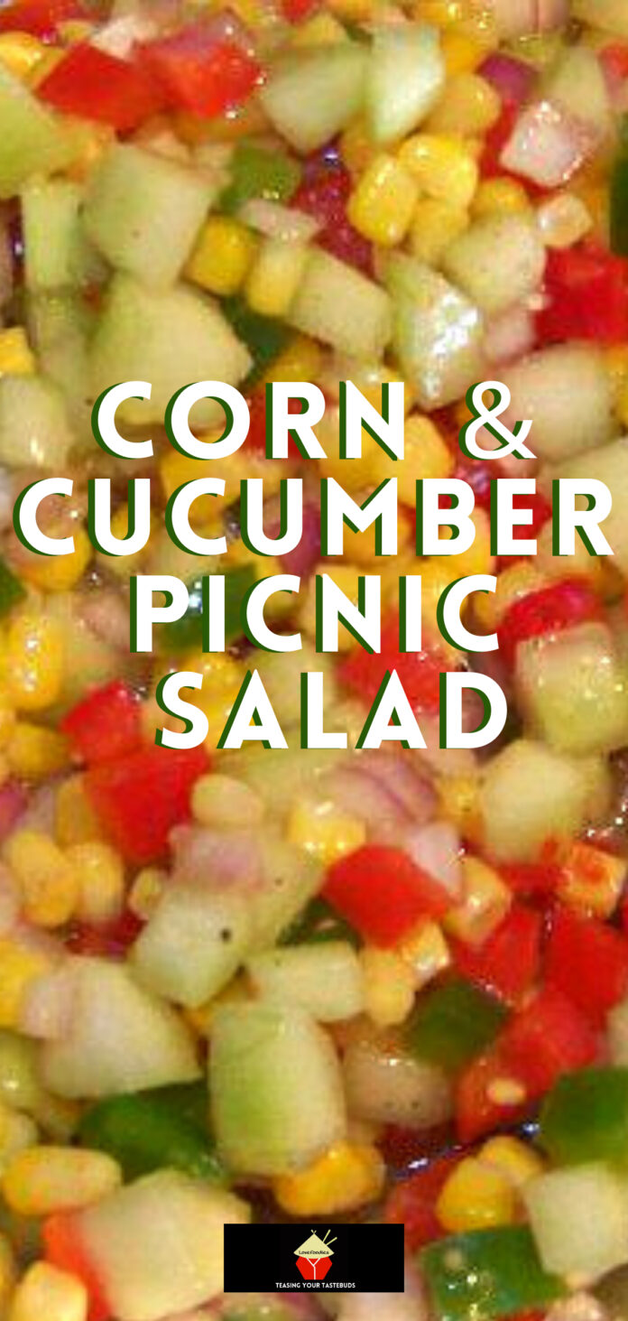 Corn and Cucumber Picnic Salad | Lovefoodies
