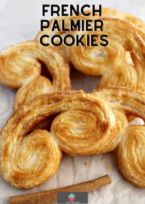Easy French Palmier Cookies|Classic French Buttery Sweet Flaky Pastry ...