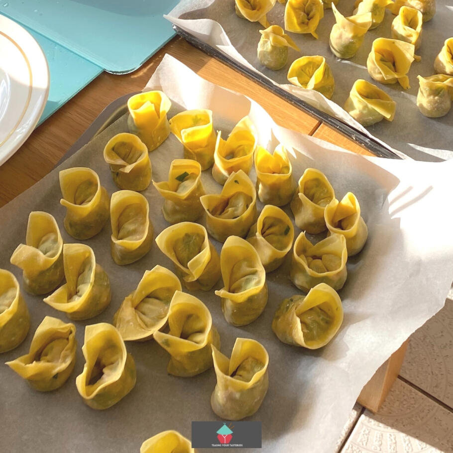 Chinese Wonton, how to make, step by step instructions