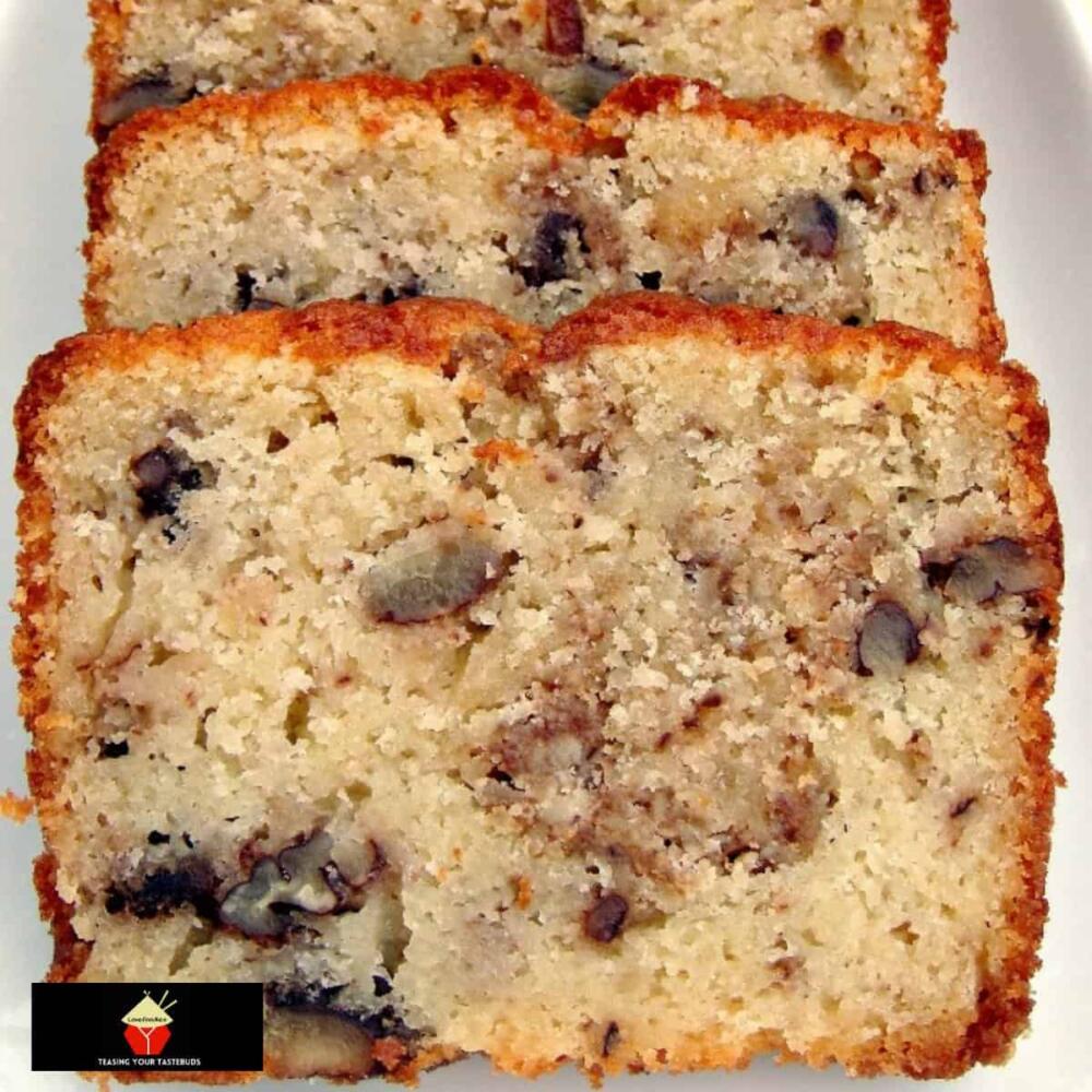 Moist Pecan Almond Loaf Cake | Lovefoodies