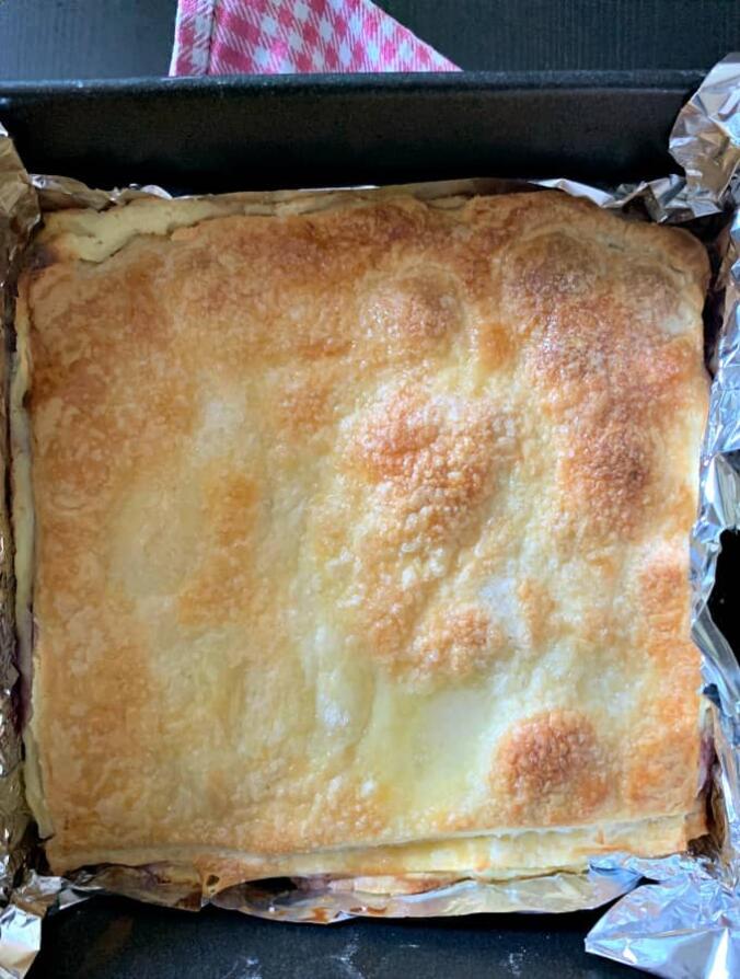 Cherry Cream Cheese Crescent Roll Bars | Lovefoodies