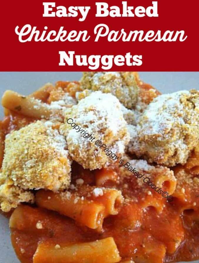 Easy Baked Chicken Parmesan Nuggets | Lovefoodies