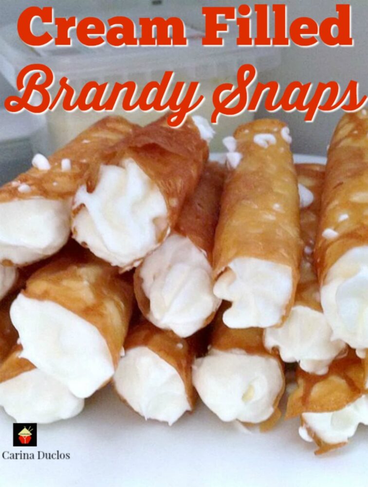 Cream Filled Brandy Snaps | Lovefoodies
