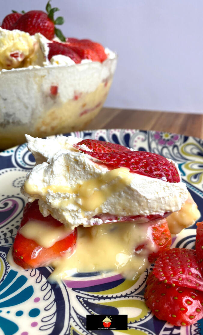 Easy Strawberry and Lemon Trifle | Lovefoodies