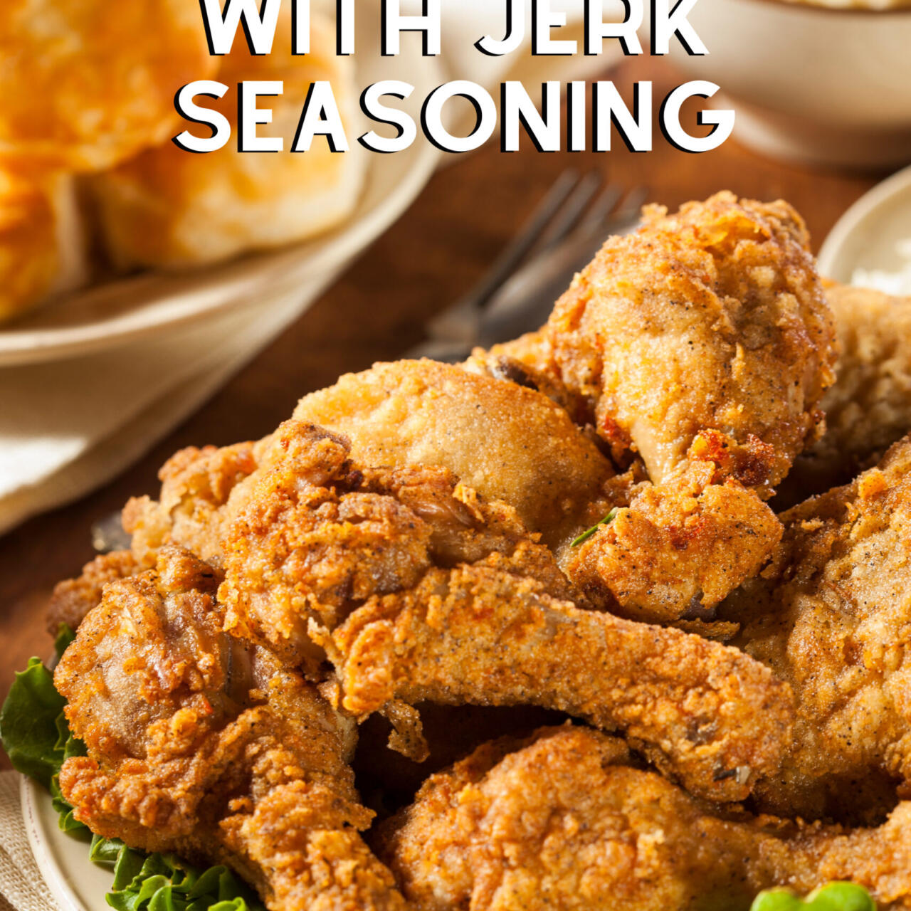 Southern Style Baked Chicken with Jerk Seasoning | Lovefoodies