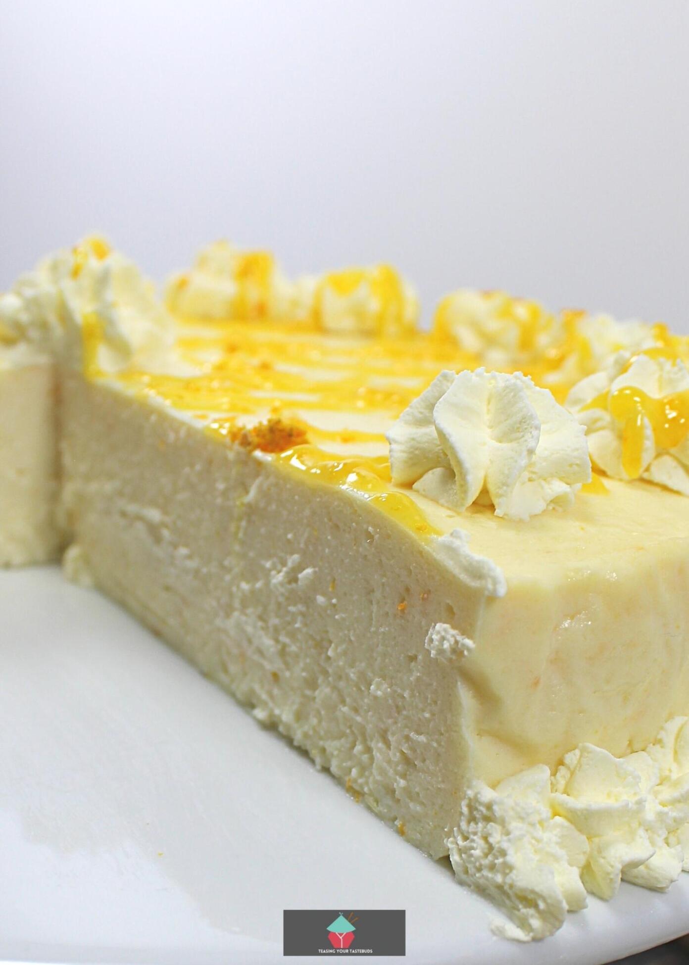 Orange or Clementine Ricotta Cheesecake | Lovefoodies