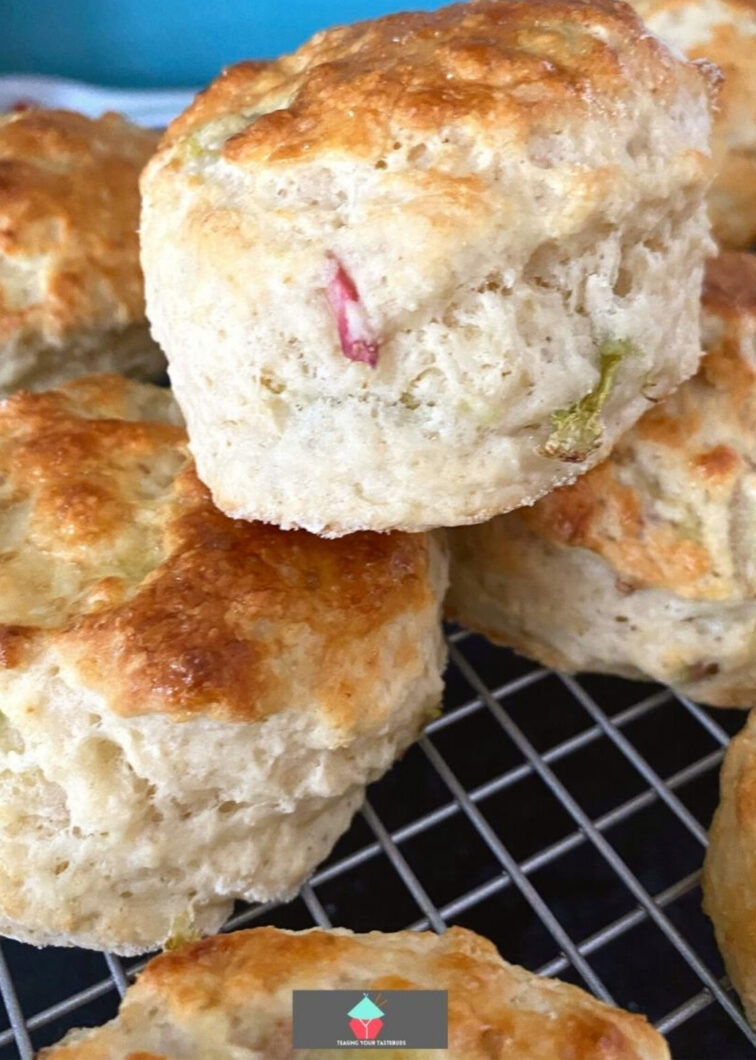Classic English Rhubarb Scones | Lovefoodies