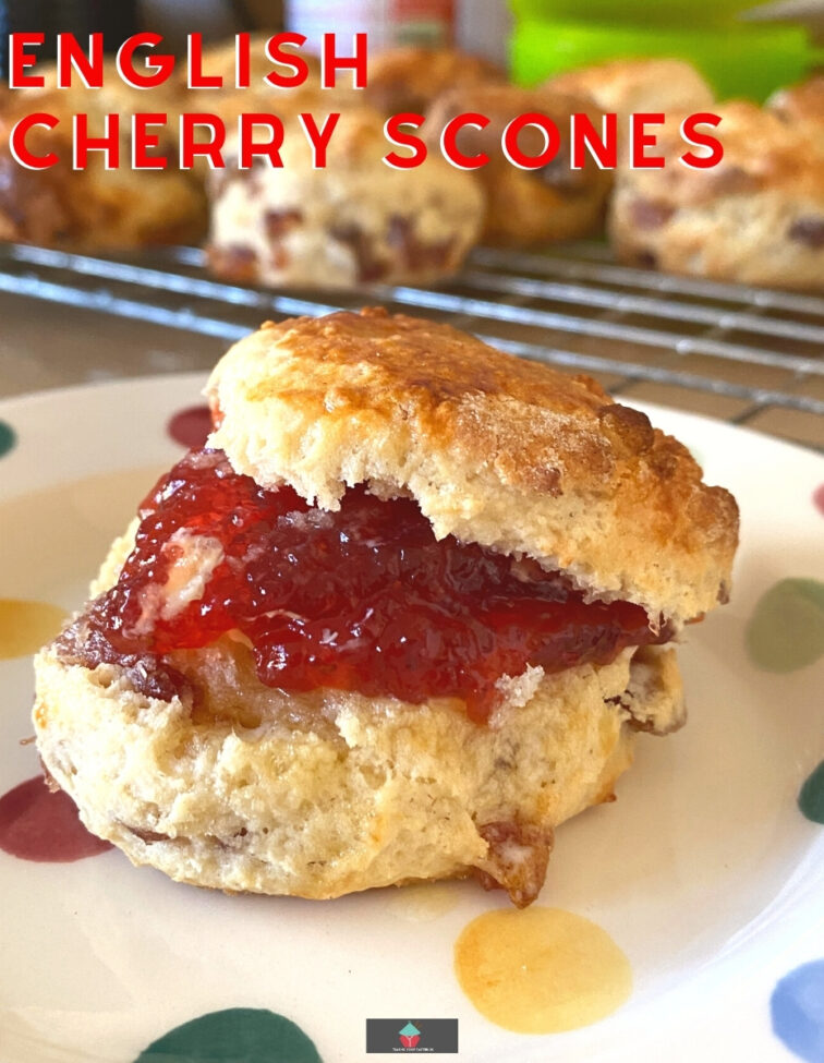 Classic English Cherry Scones | Lovefoodies