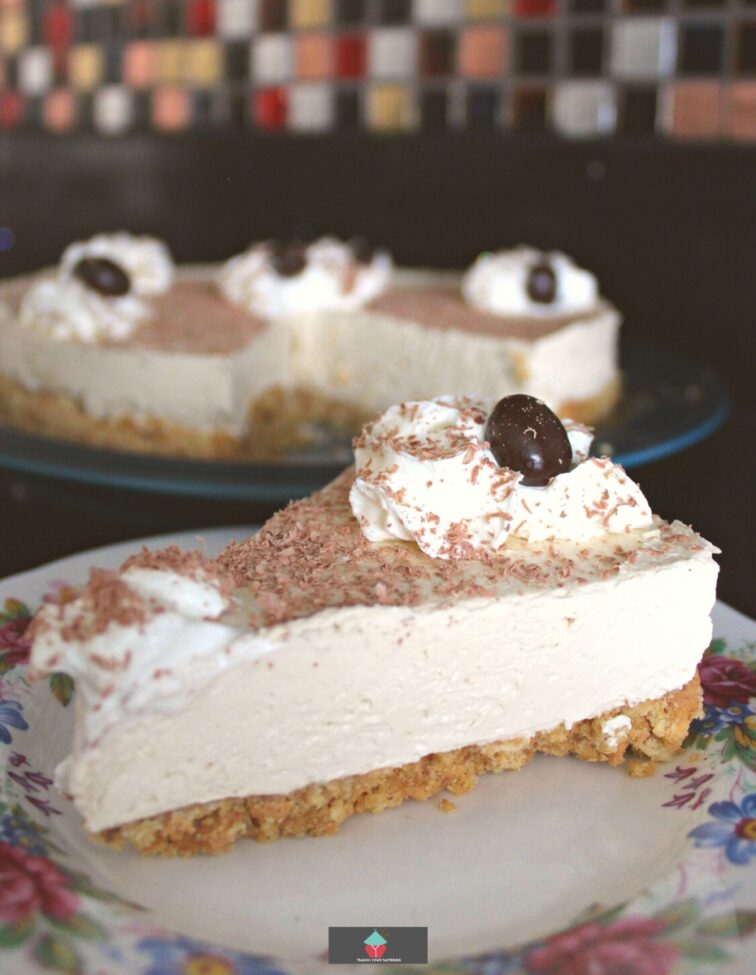 No Bake Coffee Cheesecake | Lovefoodies