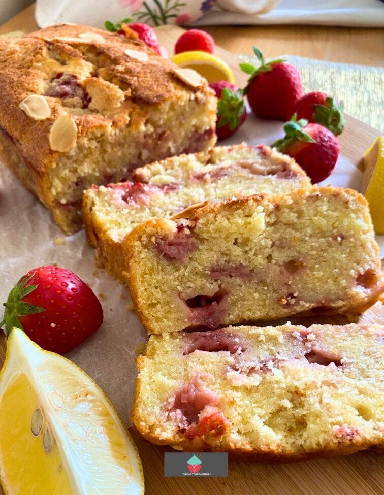 Strawberry and Lemon Loaf Cake | Lovefoodies