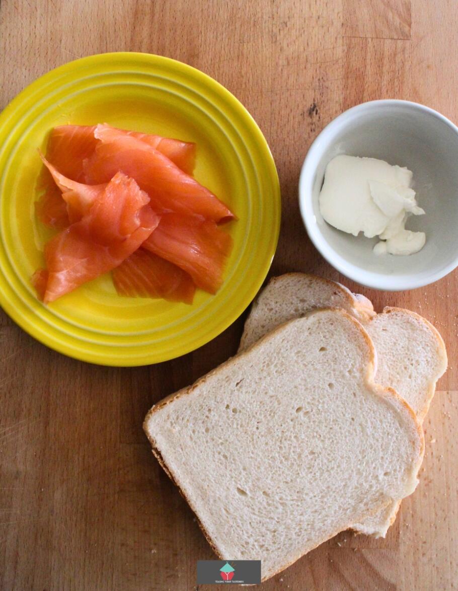 Smoked Salmon and Cream Cheese Afternoon Tea Sandwiches | Lovefoodies