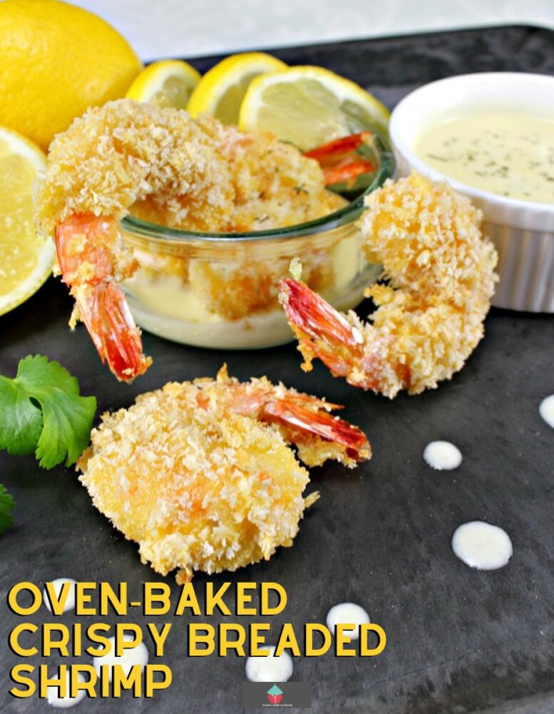 Oven-Baked Crispy Breaded Shrimp | Lovefoodies